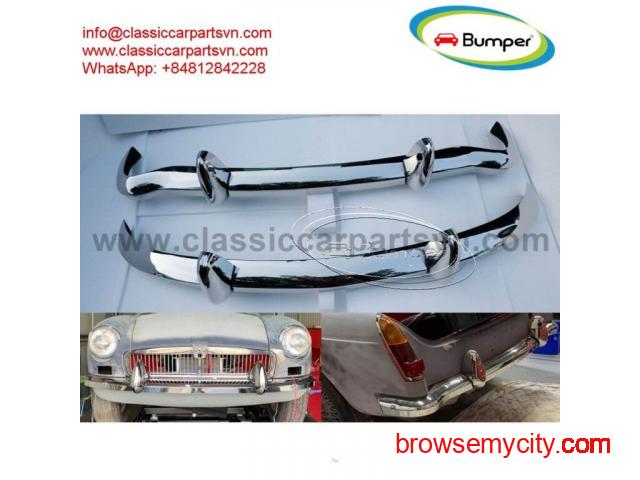 MGB bumpers without rubber on over riders - 369928